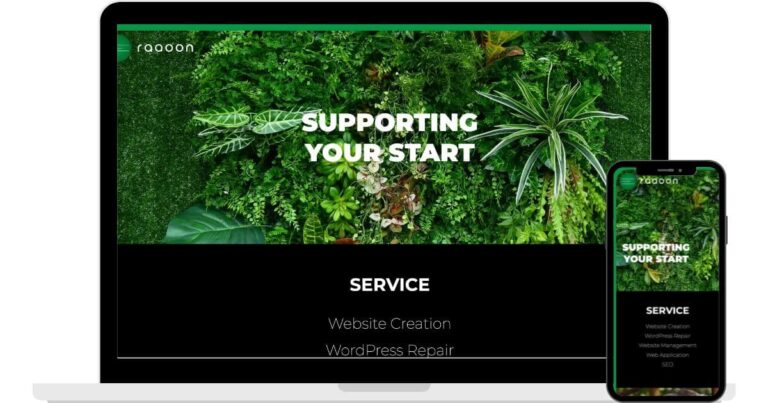 ラクーン合同会社 | ホームページ制作会社の概要と制作実績 | Web奉行